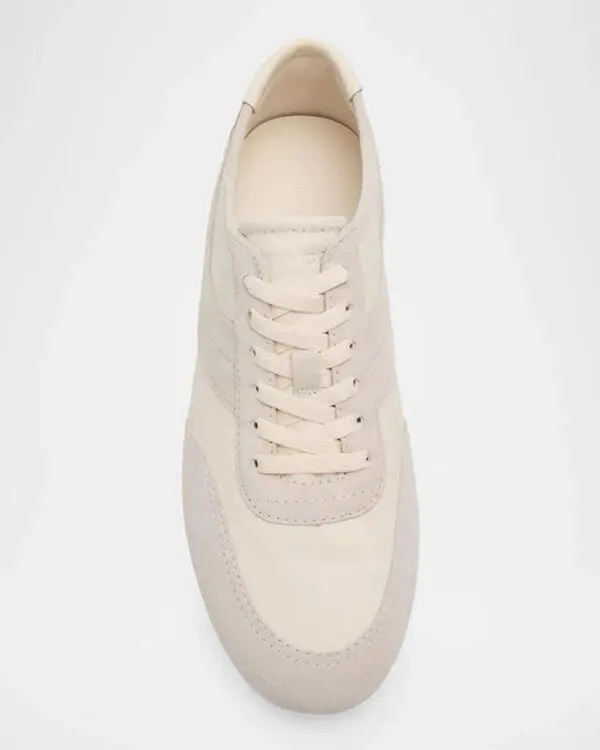 Vince La Leather & Suede Runner Sneakers - Horchata/p