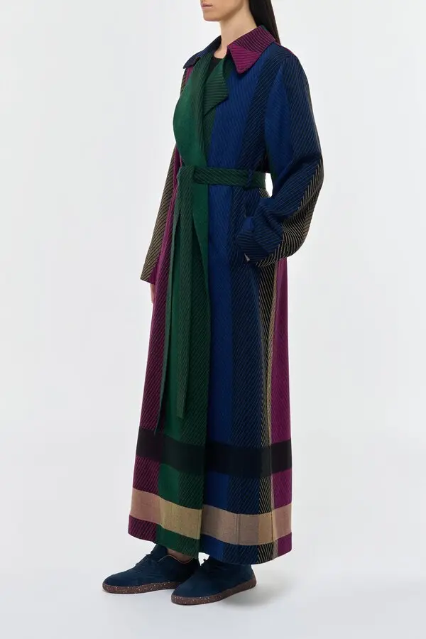 Gabriela Hearst Lyra Cashmere Trench Coat - Multi