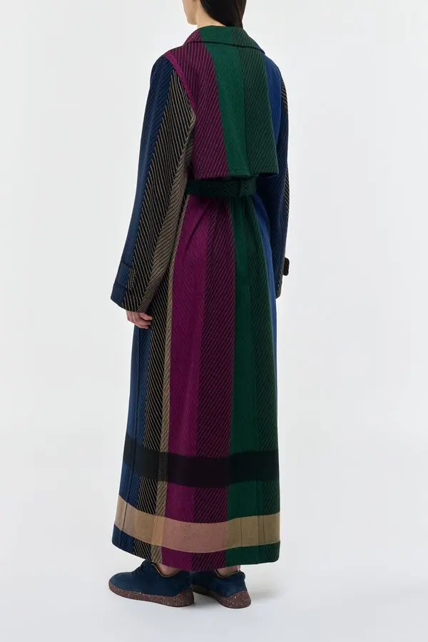 Gabriela Hearst Lyra Cashmere Trench Coat - Multi