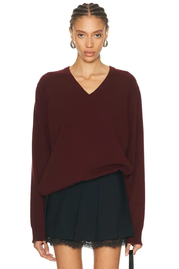MAISON MARGIELA V-neck Virgin Wool Sweater