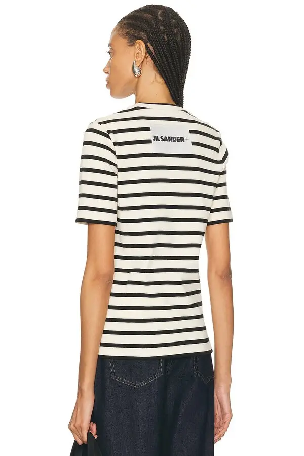 JIL SANDER Short Sleeve T-shirt - Bluejay