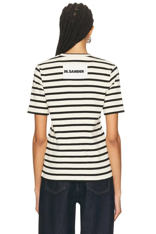 JIL SANDER Short Sleeve T-shirt - Bluejay