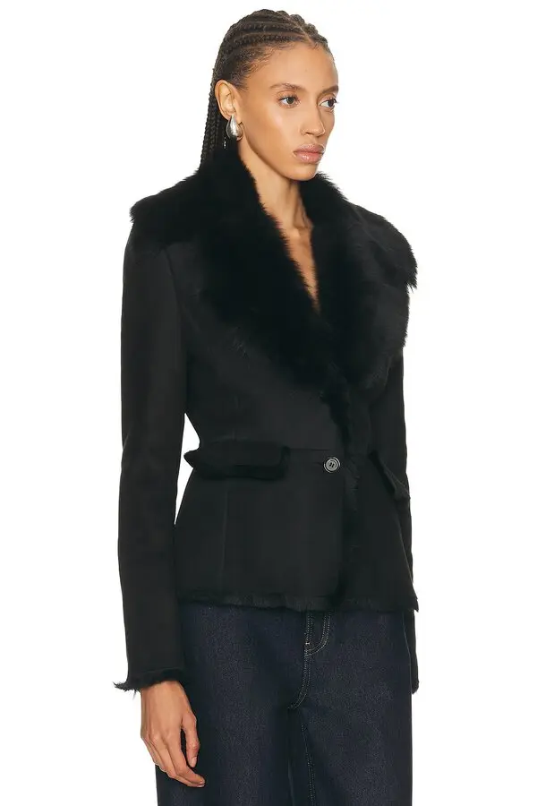 Magda Butrym Shearling Jacket