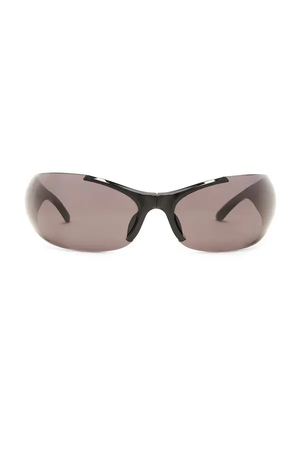 Balenciaga After Hour Sunglasses - Black & Grey