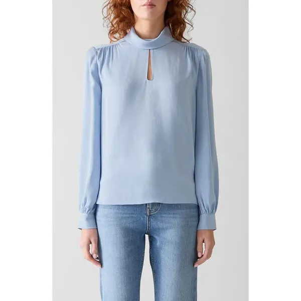 LK BENNETT Sally Cowl Neck Top