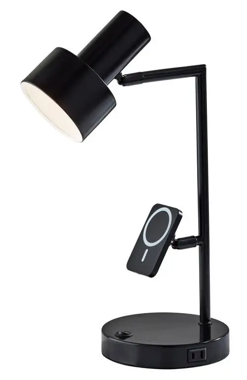 ADESSO Rowe Supercharger Led Desk Lamp - Black