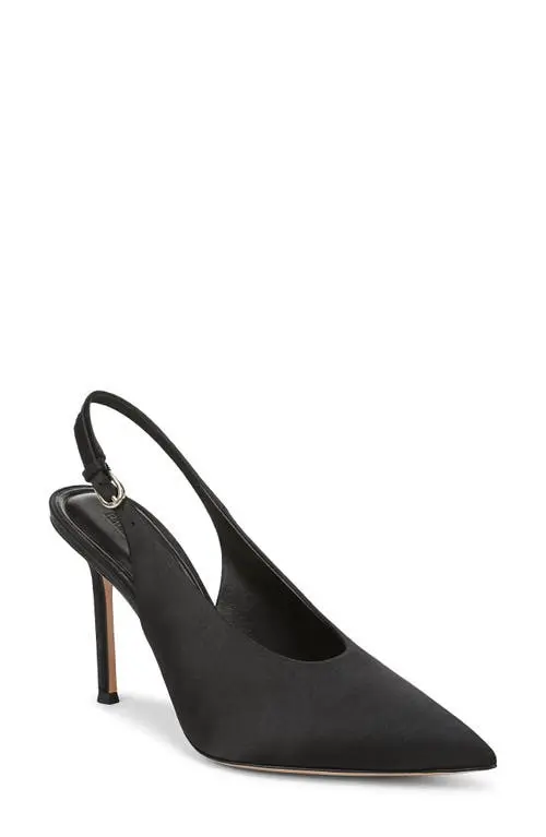 FAVORITE DAUGHTER Remy Pointed Toe Slingback Sandal - Black