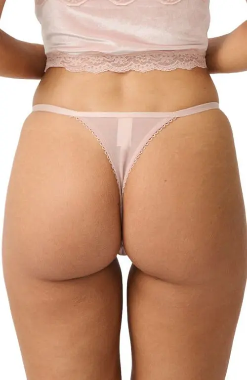 KAT THE LABEL Polly Lace Trim Thong