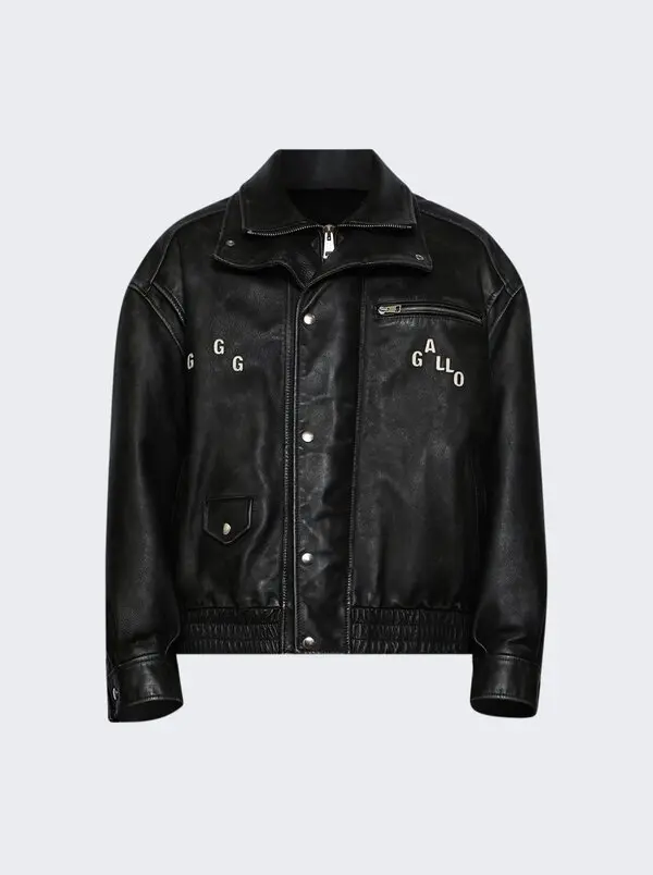 PALY The Commission Leather Bomber Jacket