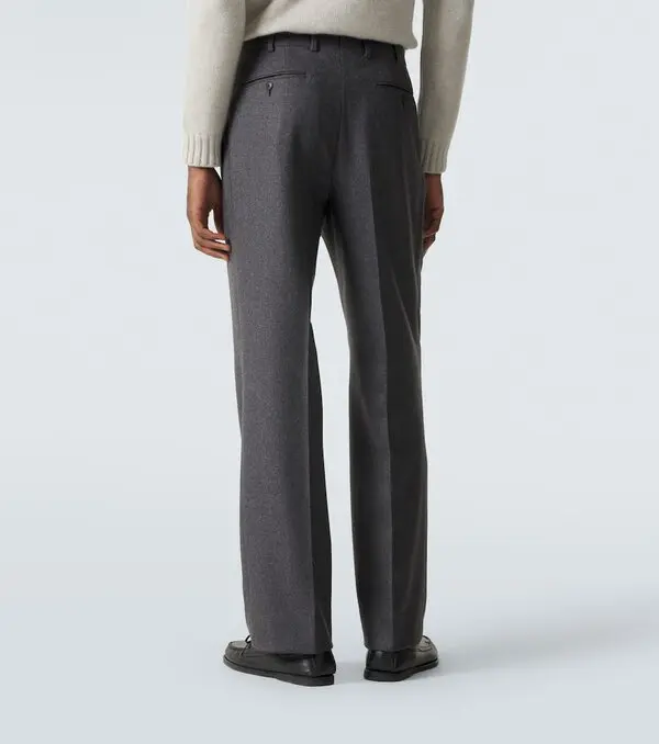 SAMAN AMEL Wool Suit Pants