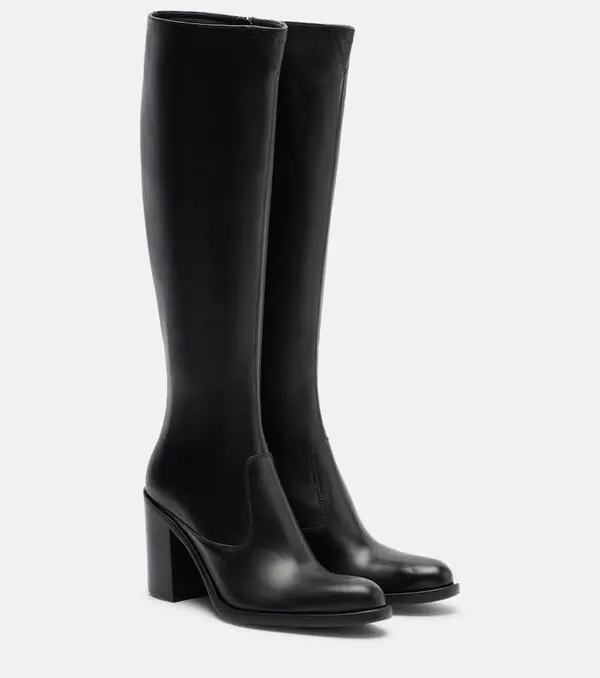 Chloé Phoenix 90 Leather Knee-high Boots