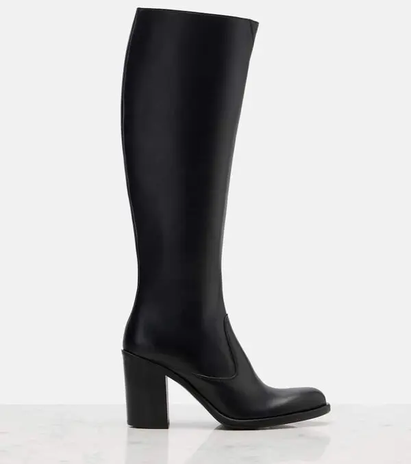 Chloé Phoenix 90 Leather Knee-high Boots