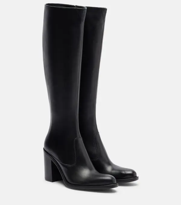 Chloé Phoenix Knee-high Leather Boots - Black