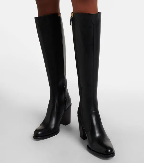 Chloé Leather Knee-high Boots