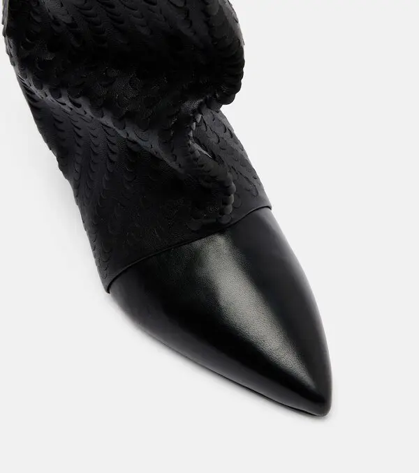 Isabel Marant Étoile Edrika 45 Laser-cut Leather Ankle Boots