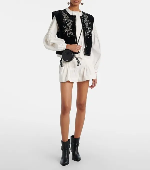Isabel Marant Étoile Meyli 55 Leather Ankle Boots - Black