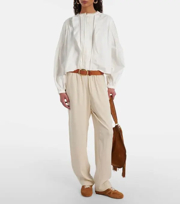 Isabel Marant Étoile Senny Suede Sneakers - Beige