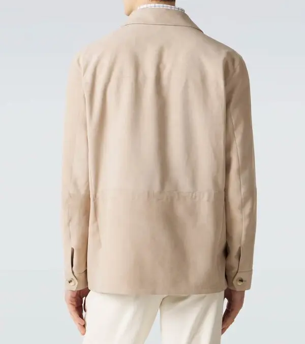 Canali Suede Field Jacket