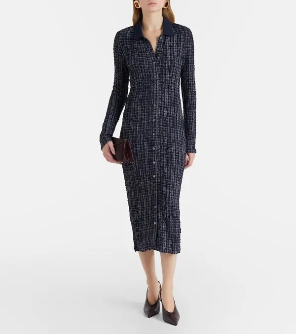 Veronica Beard Barrett Midi Shirt Dress