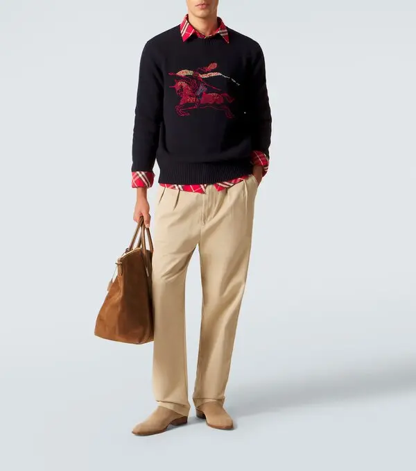 Burberry Wool And Cashmere Sweater