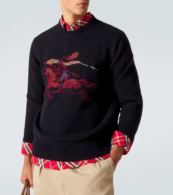 Burberry Wool And Cashmere Sweater