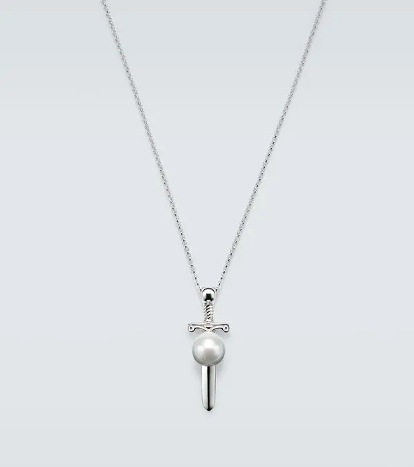 Mateo Sterling Pendant Necklace With Pearl