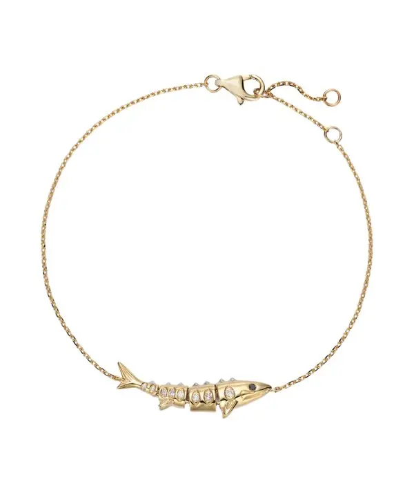 Yvonne Léon Marlin Chain Bracelet With Diamonds