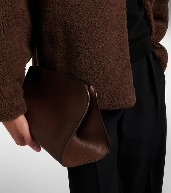 THE ROW Peggy Leather Shoulder Bag