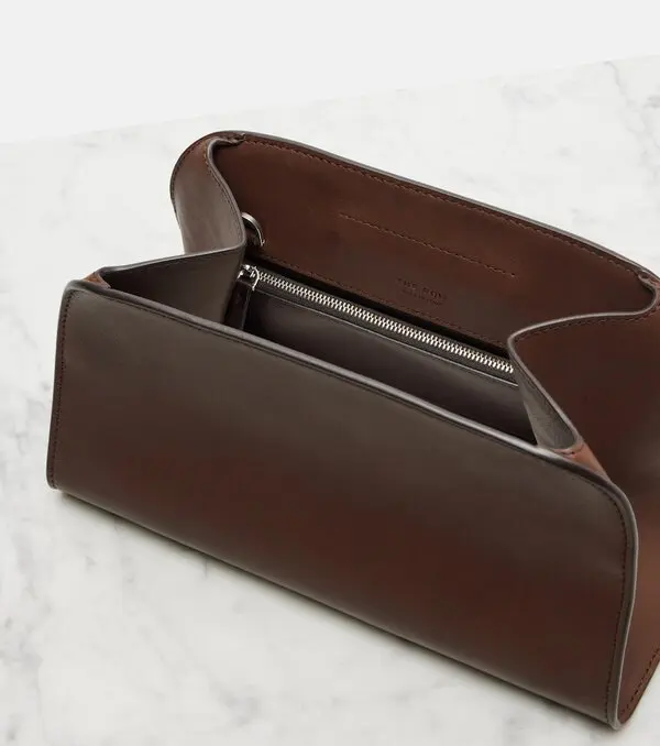 THE ROW Peggy Leather Shoulder Bag