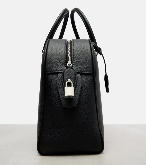 THE ROW India 12 Leather Top-handle Bag - Black
