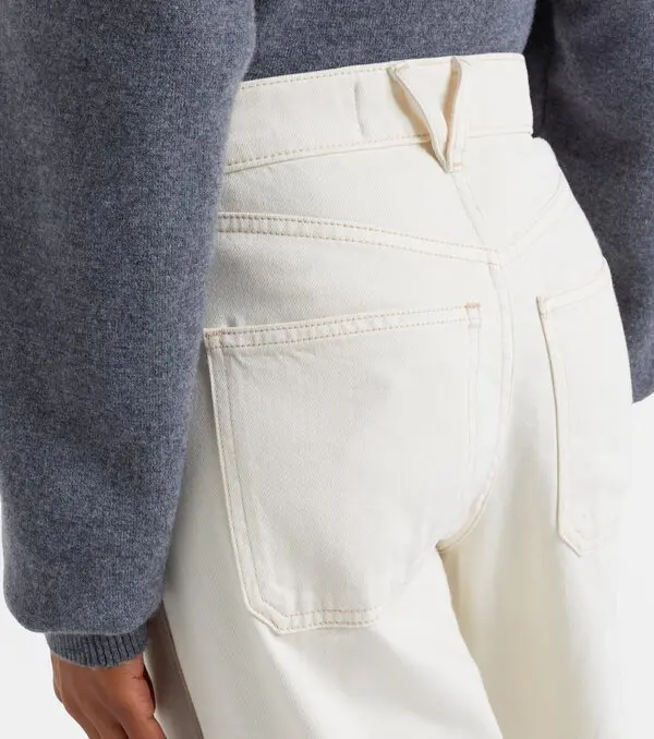Veronica Beard Kasey Wide-leg Jeans - Beige