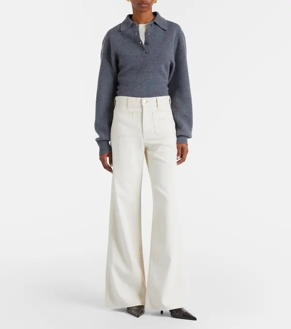 Veronica Beard Kasey Wide-leg Jeans