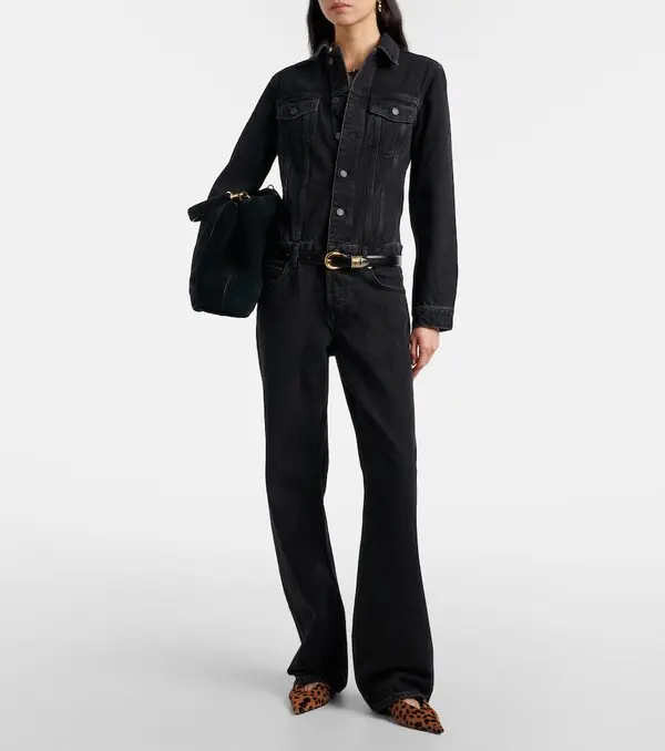 AGOLDE Esther Denim Jumpsuit - Black