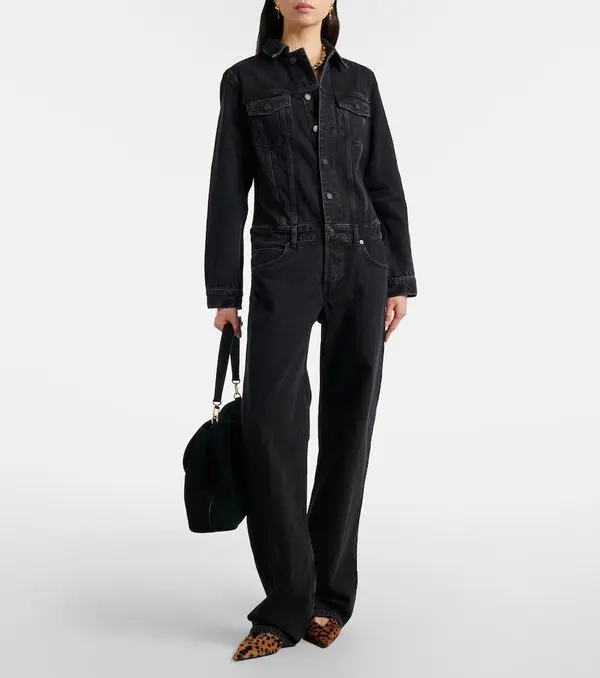 AGOLDE Esther Denim Jumpsuit - Black