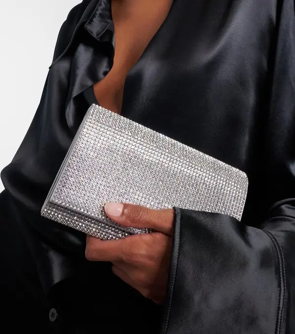 Judith Leiber Fizzy Crystal-embellished Clutch