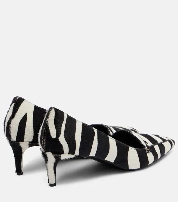 Khaite Celia 50 Zebra-print Calf Hair Pumps