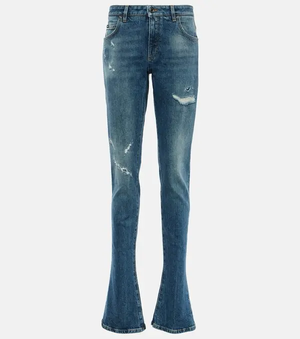Dolce & Gabbana High-rise Flared Jeans - Blue