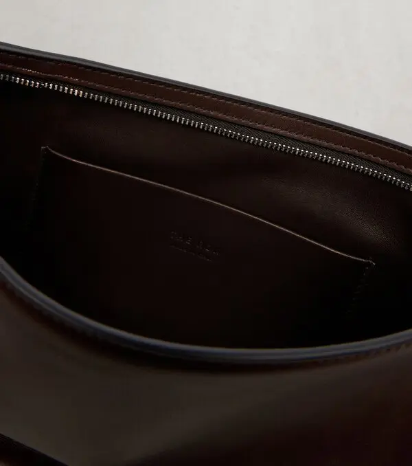 THE ROW Ew Izzy Medium Leather Shoulder Bag