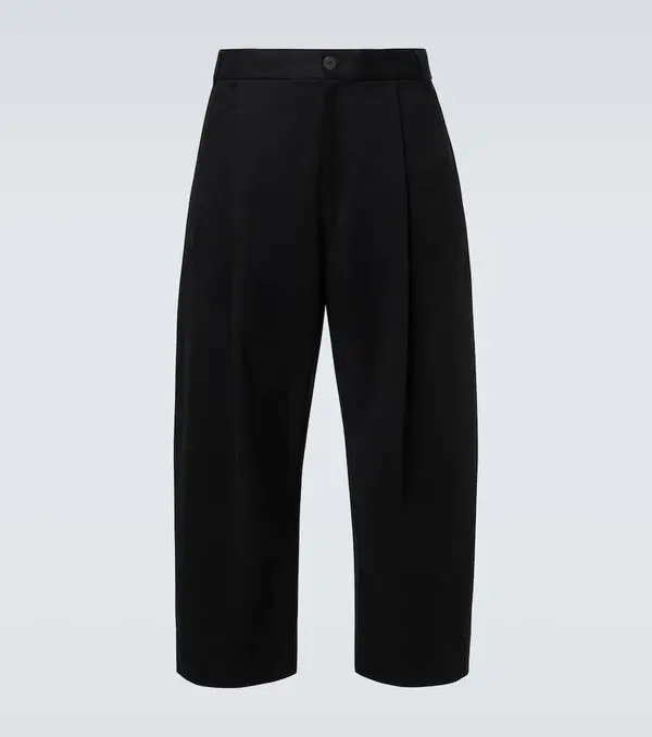 Studio Nicholson Cotton Twill Barrel-leg Pants