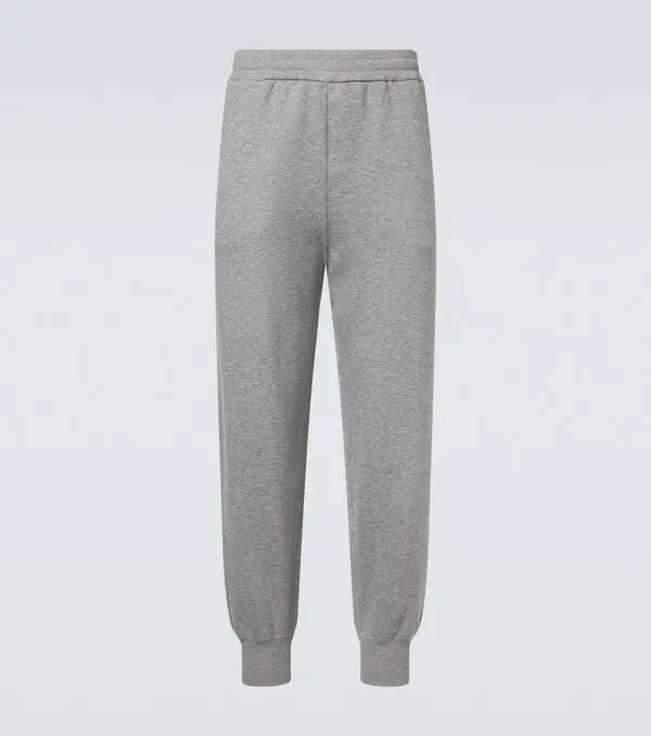 JIL SANDER Cotton Jersey Sweatpants - Grey