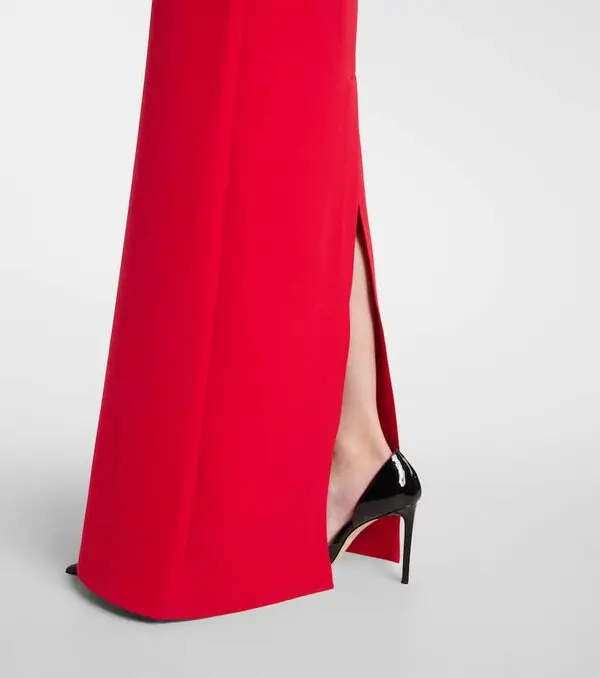 Safiyaa Ryan Ruffled Off-shoulder Gown