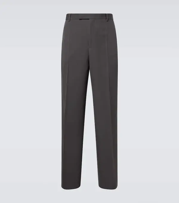 JIL SANDER Wool Wide-leg Pants