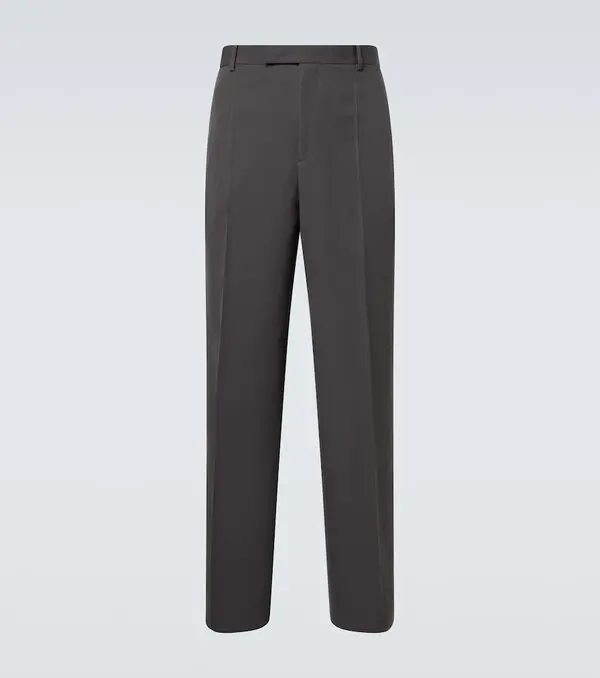 JIL SANDER Wool Wide-leg Pants