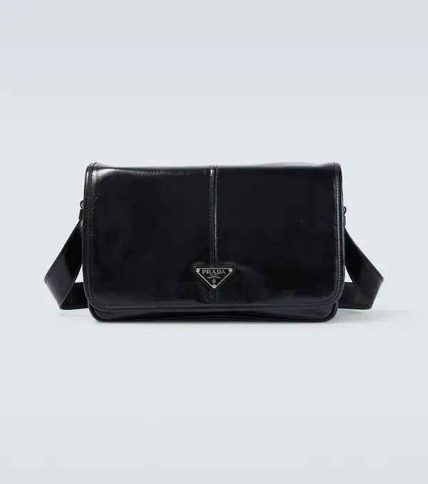 Prada Leather Shoulder Bag - Black