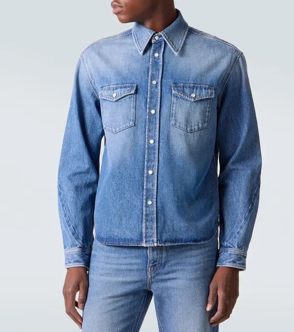 Givenchy Couture Seam Denim Shirt