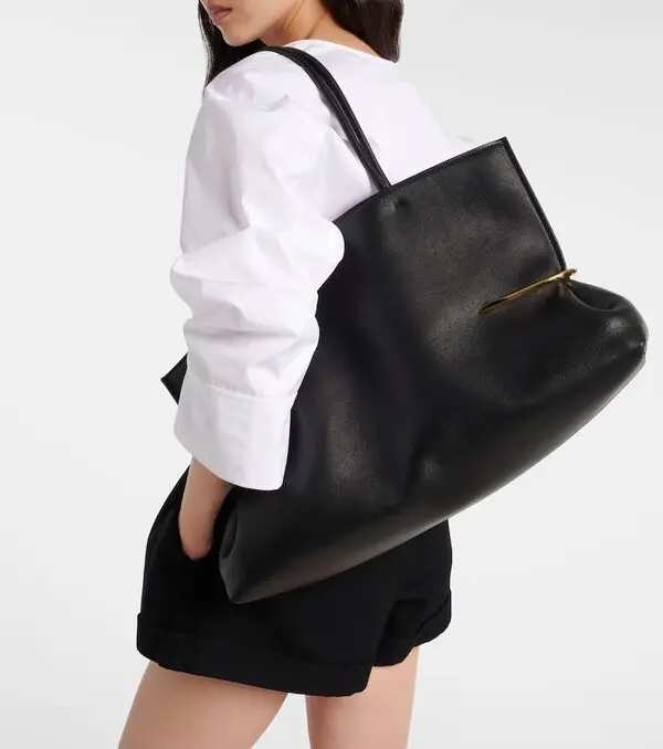 Givenchy Pinch Small Leather Tote Bag - Black