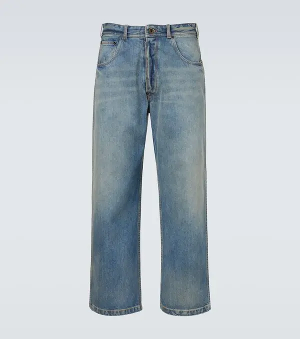 MAISON MARGIELA Cropped Straight Jeans