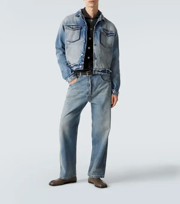 MAISON MARGIELA Cropped Straight Jeans