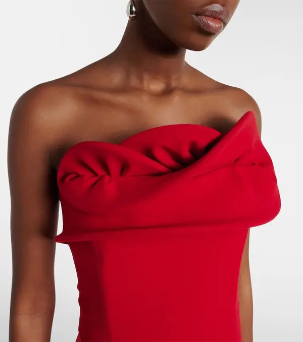 Magda Butrym Wool-blend Bustier Dress