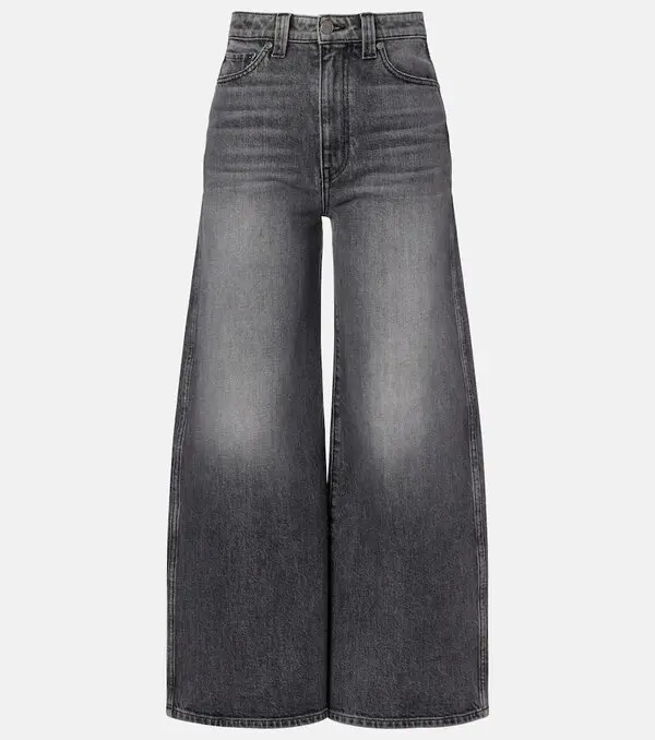 Khaite Delina High-rise Wide-leg Jeans